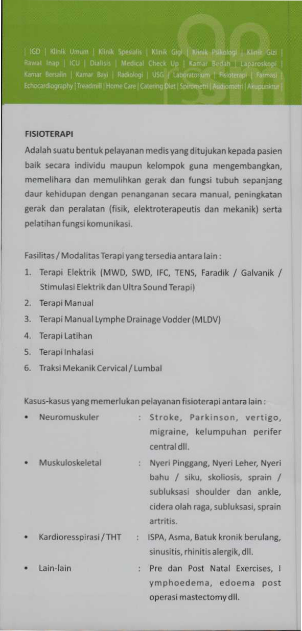 RSSM - Fisioterapi RSSM